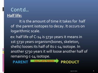 Carbon isotope study on fossils | PPT