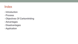 Carbonitriding | PPTX