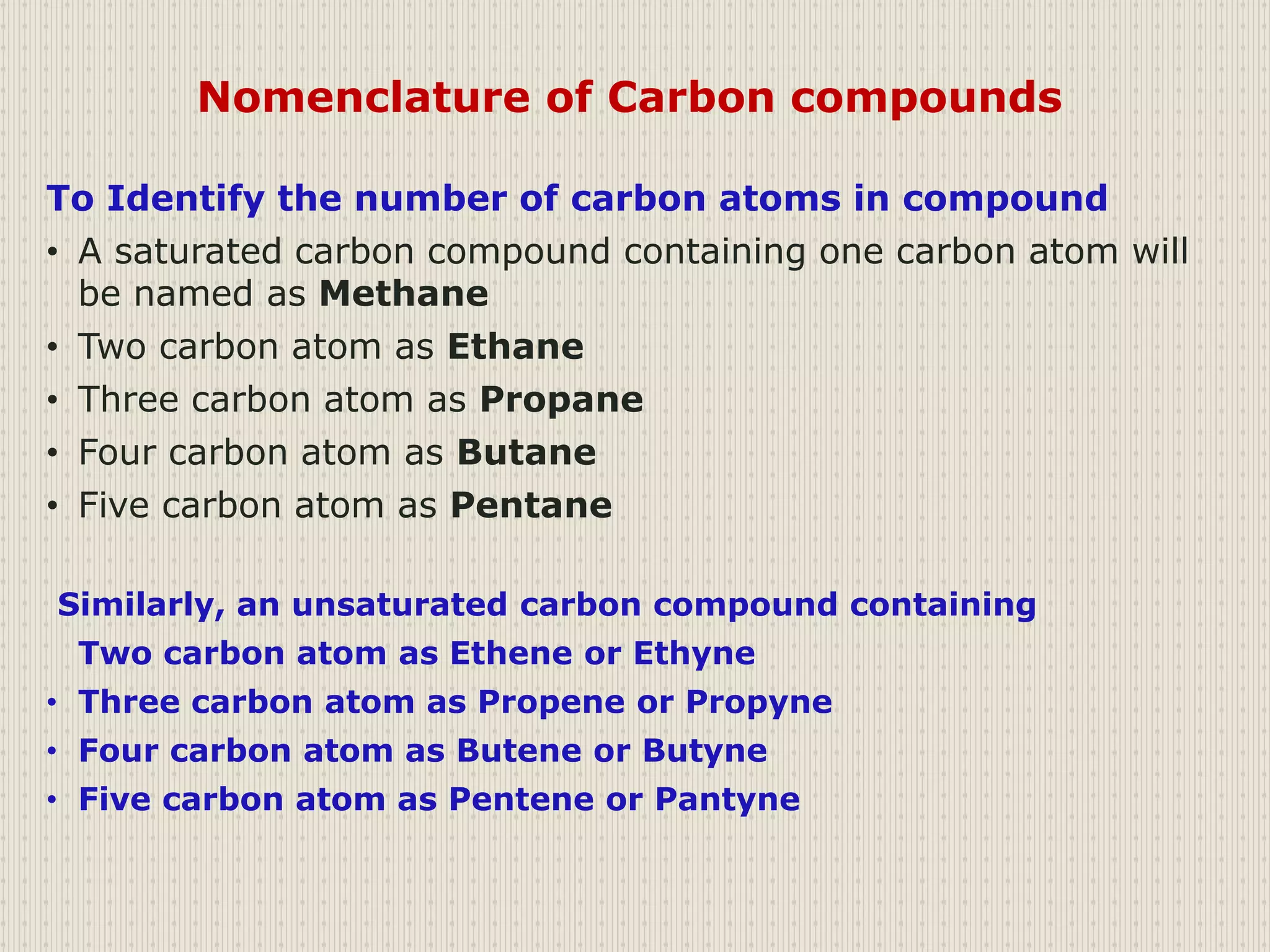 Carbon and Its Compound | PPTX