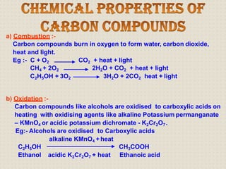 Carbon and Its Compound | PPTX