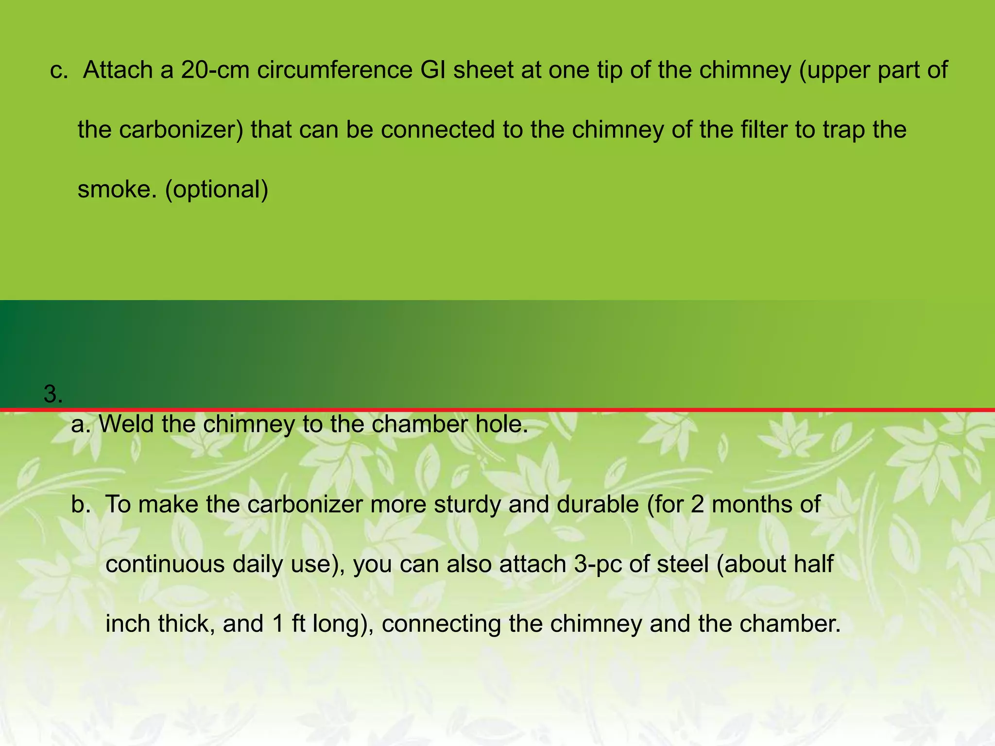 Carbonize rice hull production new presentation | PPTX