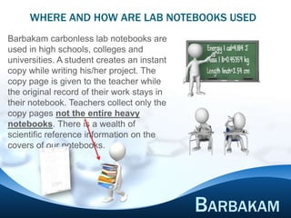 Carbonless Lab Notebook | PPT
