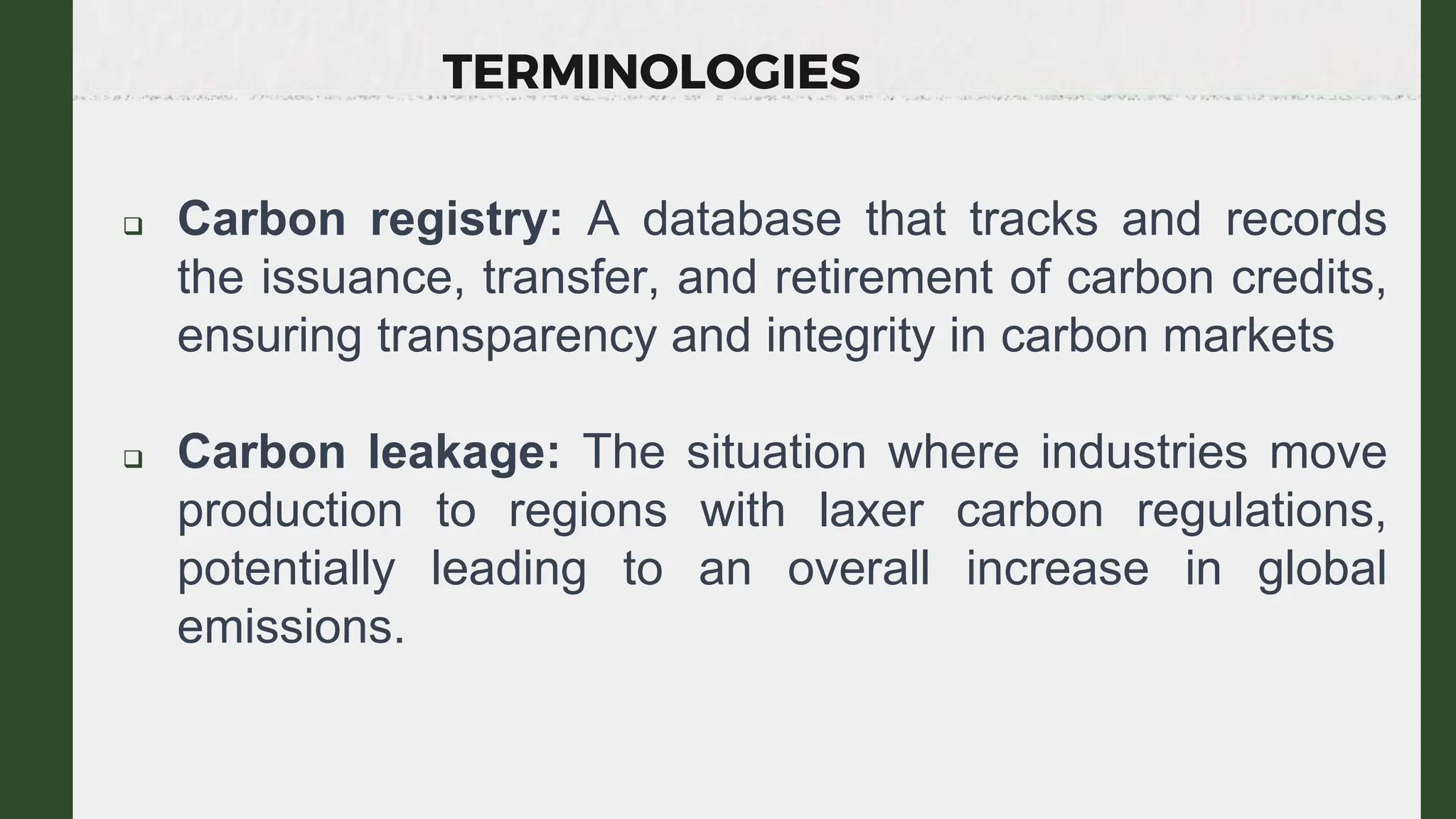 Carbon Market Meaning and its System ..pptx