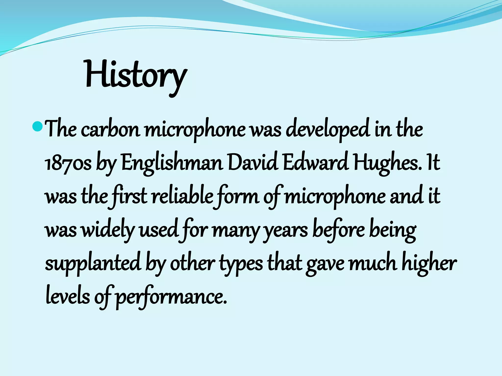 Carbon microphone | PPTX