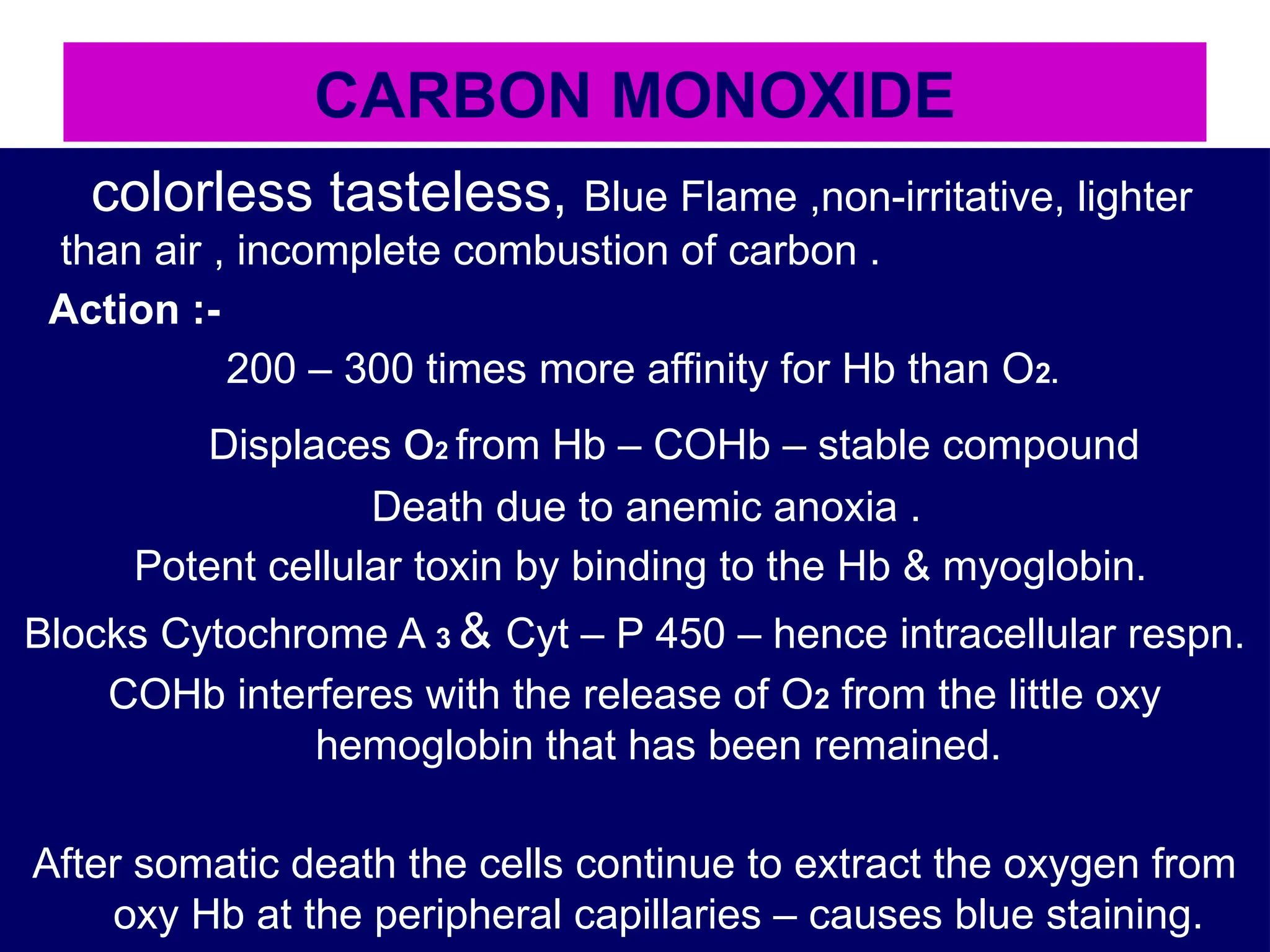 Carbon Monoxide poisoning in human.pptx