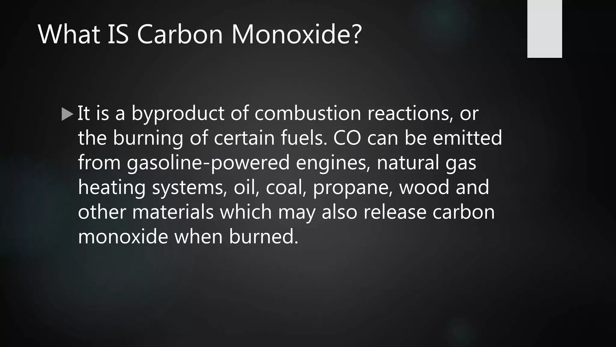 Carbon monoxide poisoning | PPTX