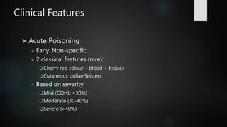 Carbon monoxide poisoning | PPTX