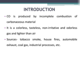Carbon monoxide | PPTX