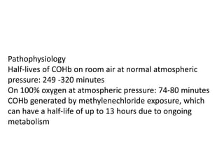 Carbonmonoxide poisioning and Its management | PPTX