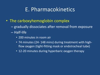 Carbon monoxide poisoning. h y aung | PPT