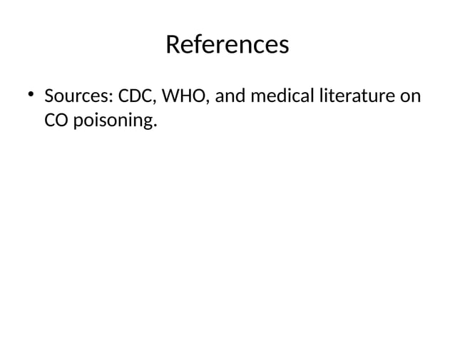 Carbon_Monoxide_Poisoning , silent killer: Co poisoning | PPT