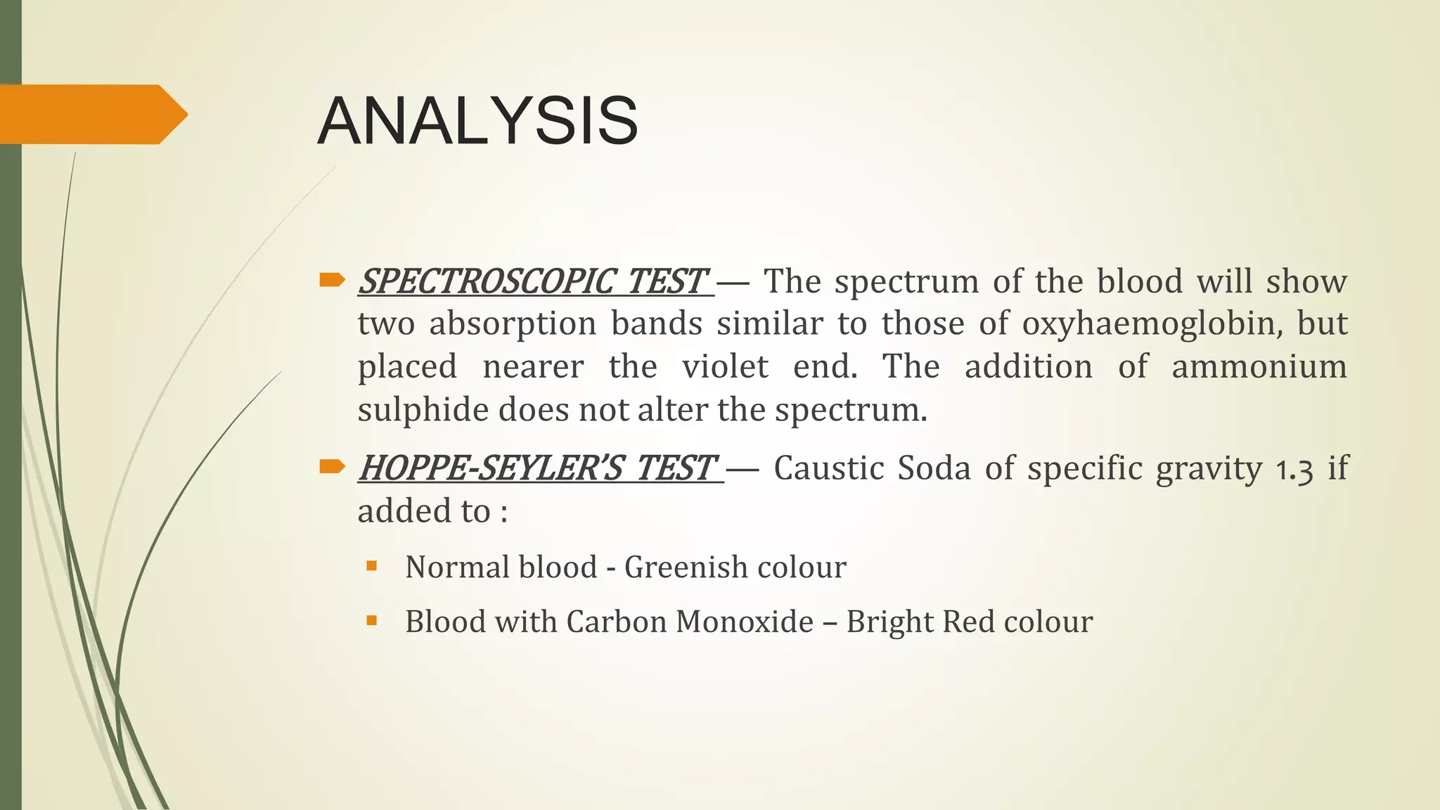 Carbon monoxide poisoning, its causes and symptoms in a dead body | PPTX