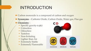 Carbon monoxide poisoning, its causes and symptoms in a dead body | PPTX