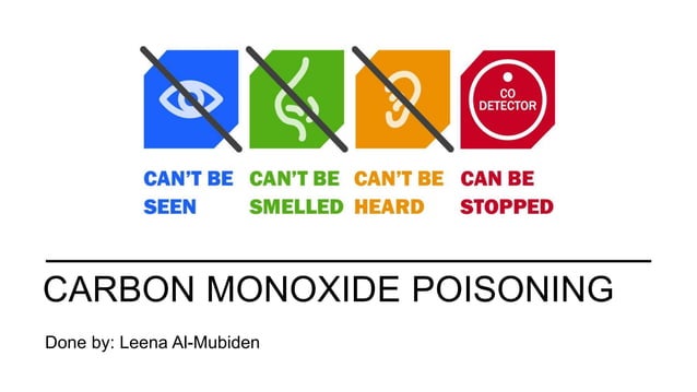 Carbon monoxide poisoning | PPTX | Lung and Respiratory Health ...