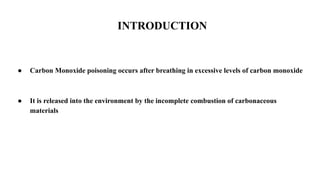 CARBON MONOXIDE POISONING | PDF