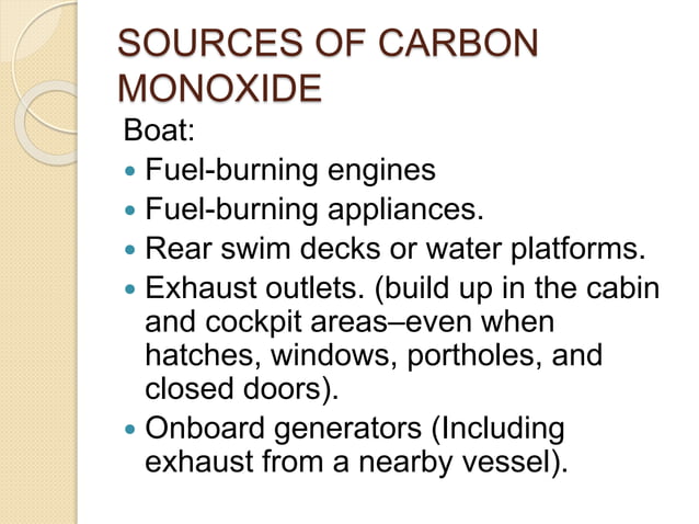 Carbon monoxide POISONING, toxicological hazards finale.pptx