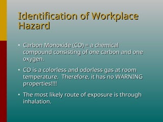 Carbon Monoxide Safety Presentation (PPT) | PPT