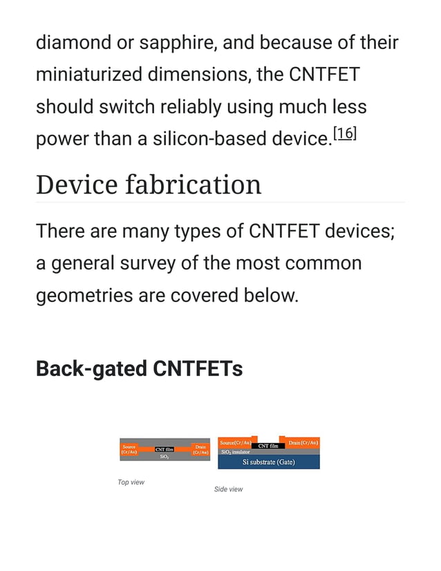 Carbon Nanotube Field Effect Transistor Wikipedia Pdf
