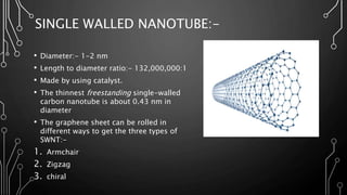 Carbon nanotubes | PPTX