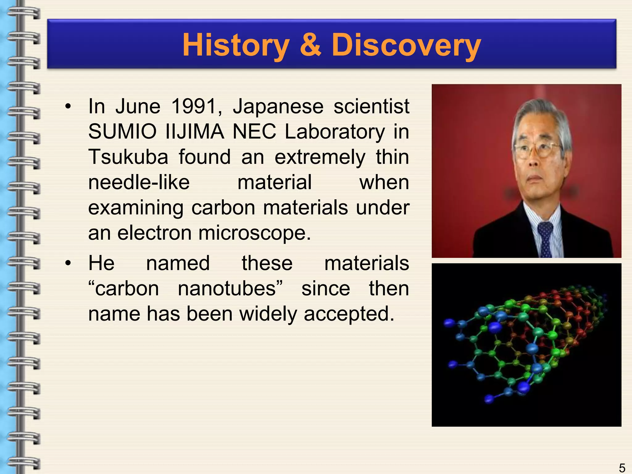 Carbon nanotubes properties and applications | PPTX