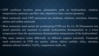 Carbon nano tubes(cnt) | PPTX