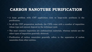 Carbon nano tubes(cnt) | PPTX