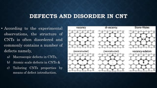 Carbon nano tubes(cnt) | PPTX