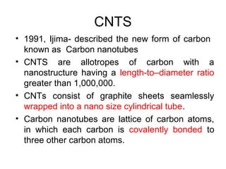 Carbon nanotubes cn ts | PPT