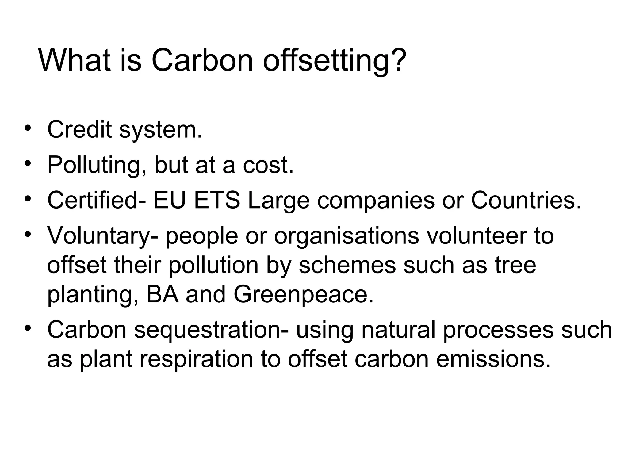 Carbon Offsetting | PPT