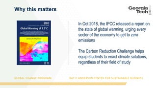Carbon Reduction Challenge - overview | PPTX