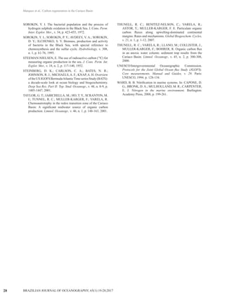 Carbon regeneration in the cariaco basin, venezuela | PDF