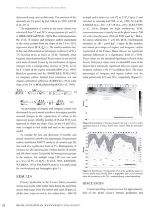 Carbon regeneration in the cariaco basin, venezuela | PDF