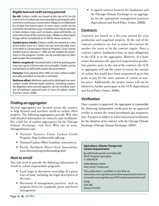 Agriculture, Climate Change and Carbon Sequestration - IP338 | PDF