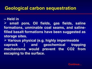 Carbon sequestration and carbon trading | PPT
