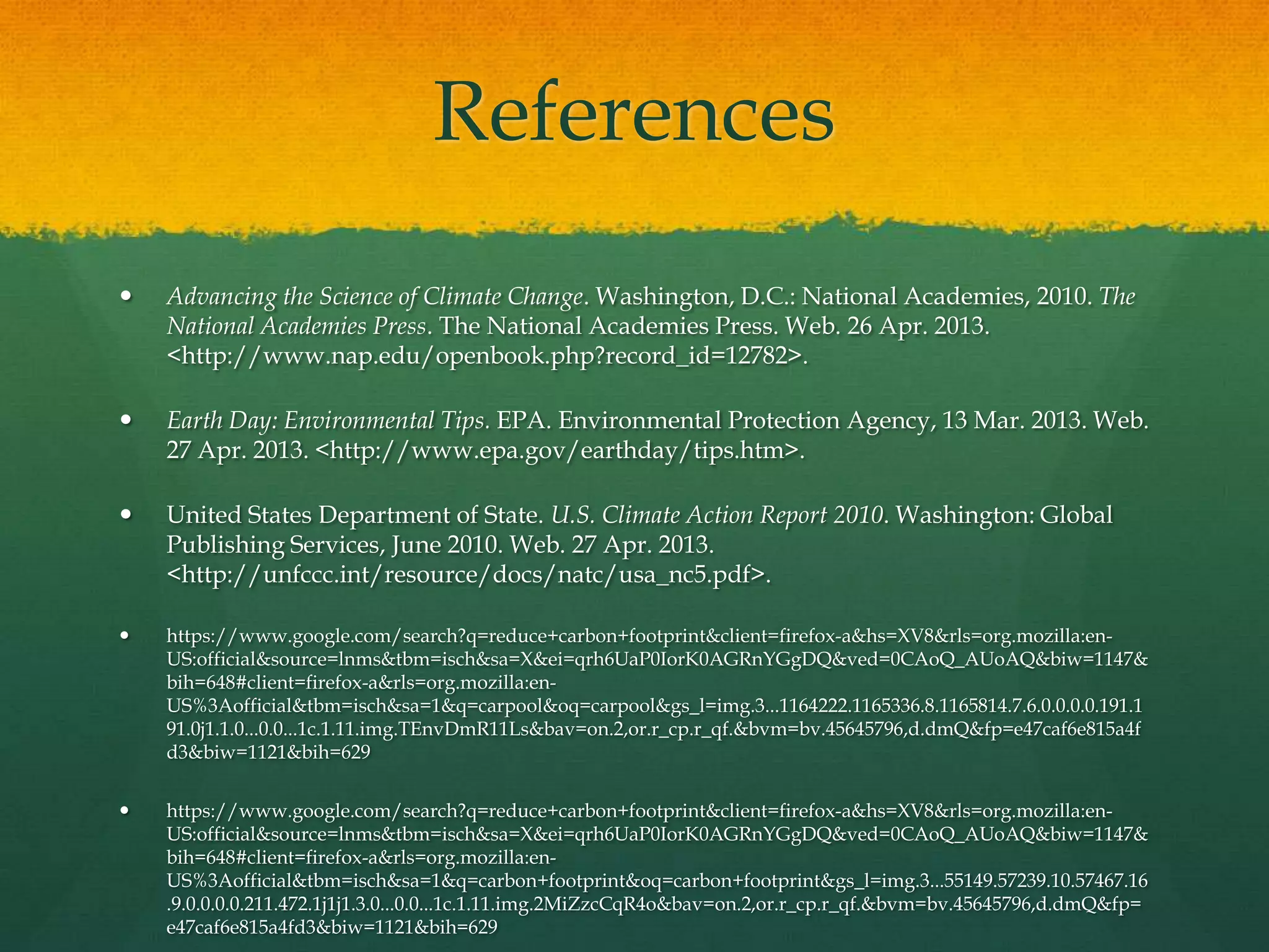 Reduce Carbon Footprint | PPTX