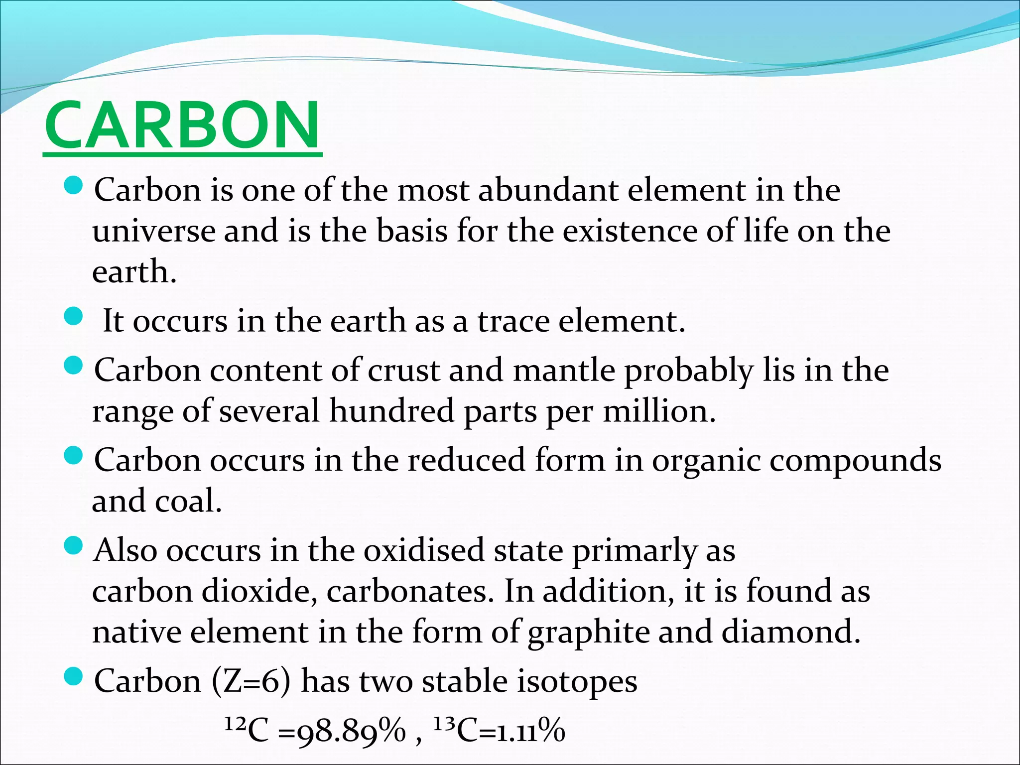 Carbon stable isotope | PPT