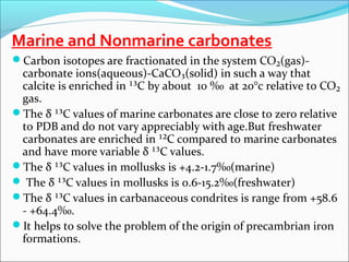 Carbon stable isotope | PPT