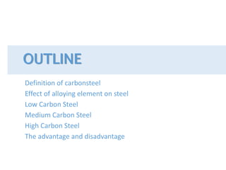 Carbon Steel Fundamental, Application, Code and Standart | PPT