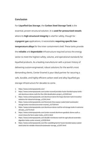 Carbon Steel Storage Tank for Liquefied Gas Storage Used for ...