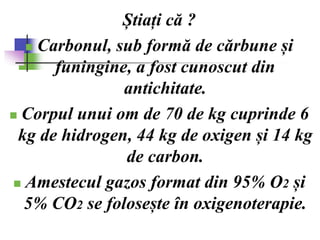 Carbonul | PPT