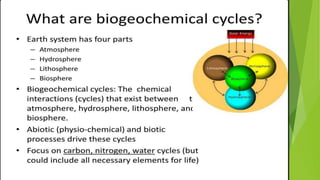 Biogeochemical cycle | PPT