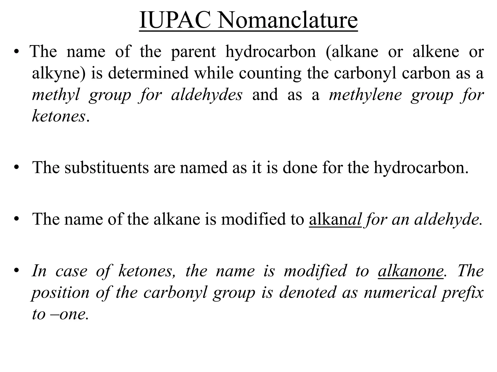 Carbonyl compounds | PPTX