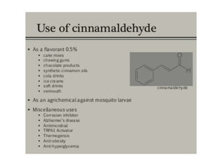 Cinnamaldehyde Uses