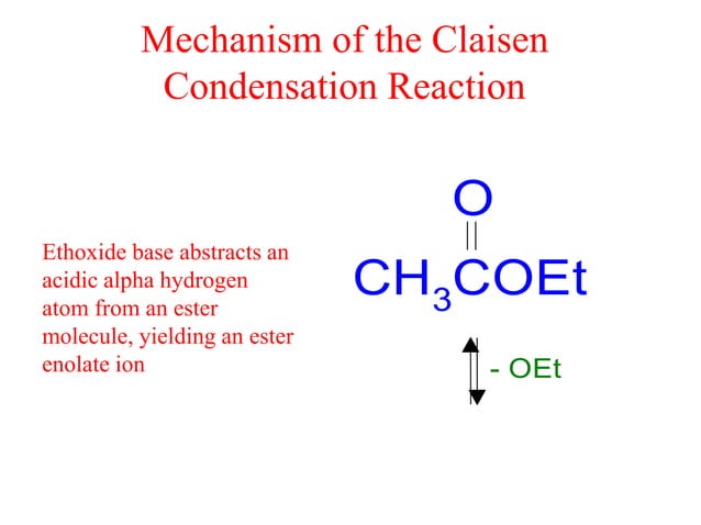 Carbonyl condensation for pg | PPT
