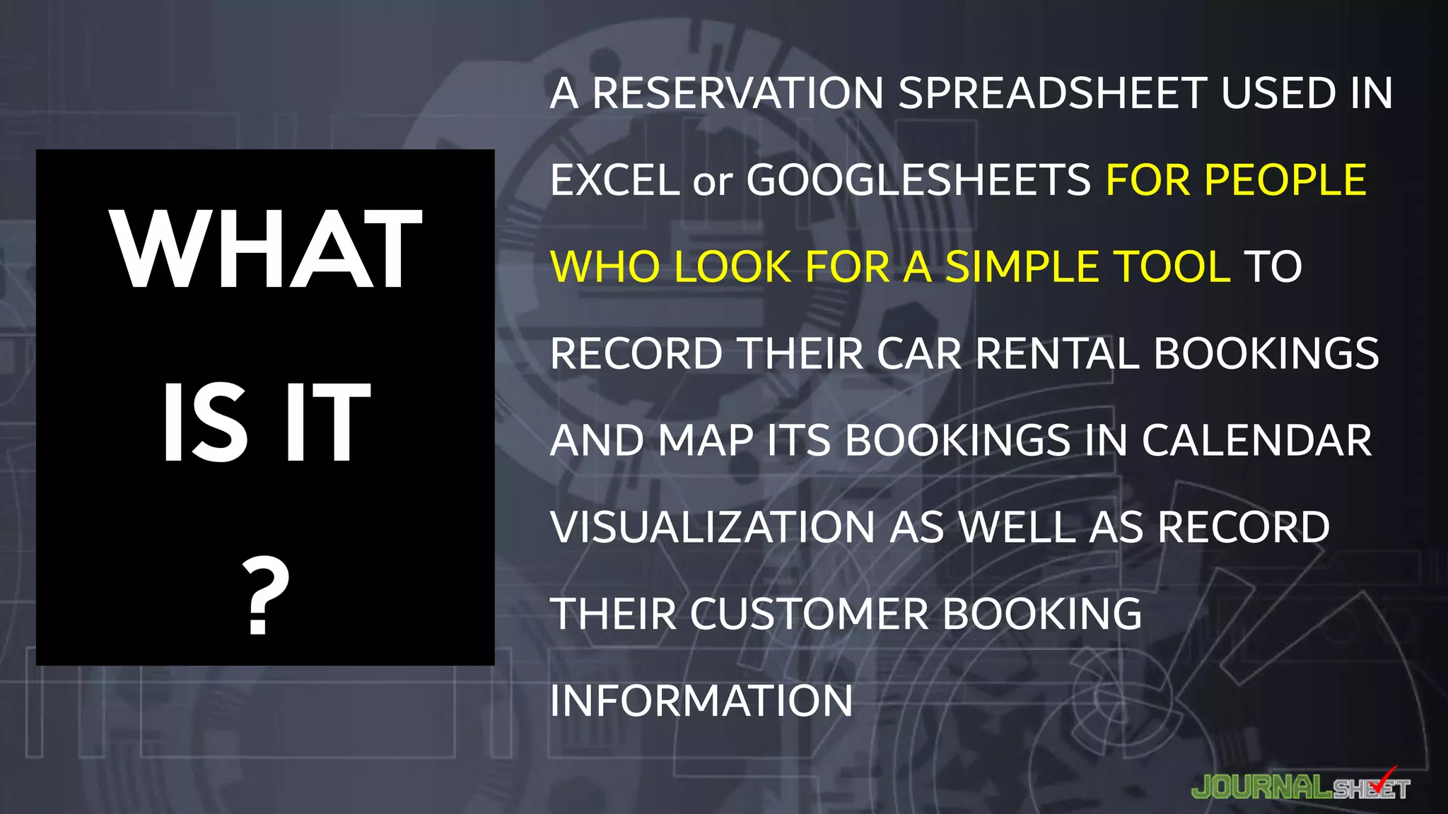 Car Booking System Calendar Spreadsheet | PDF