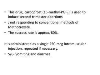 Carboprost | PPTX