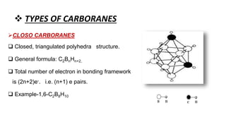 carboranes and types of carboranes .pptx