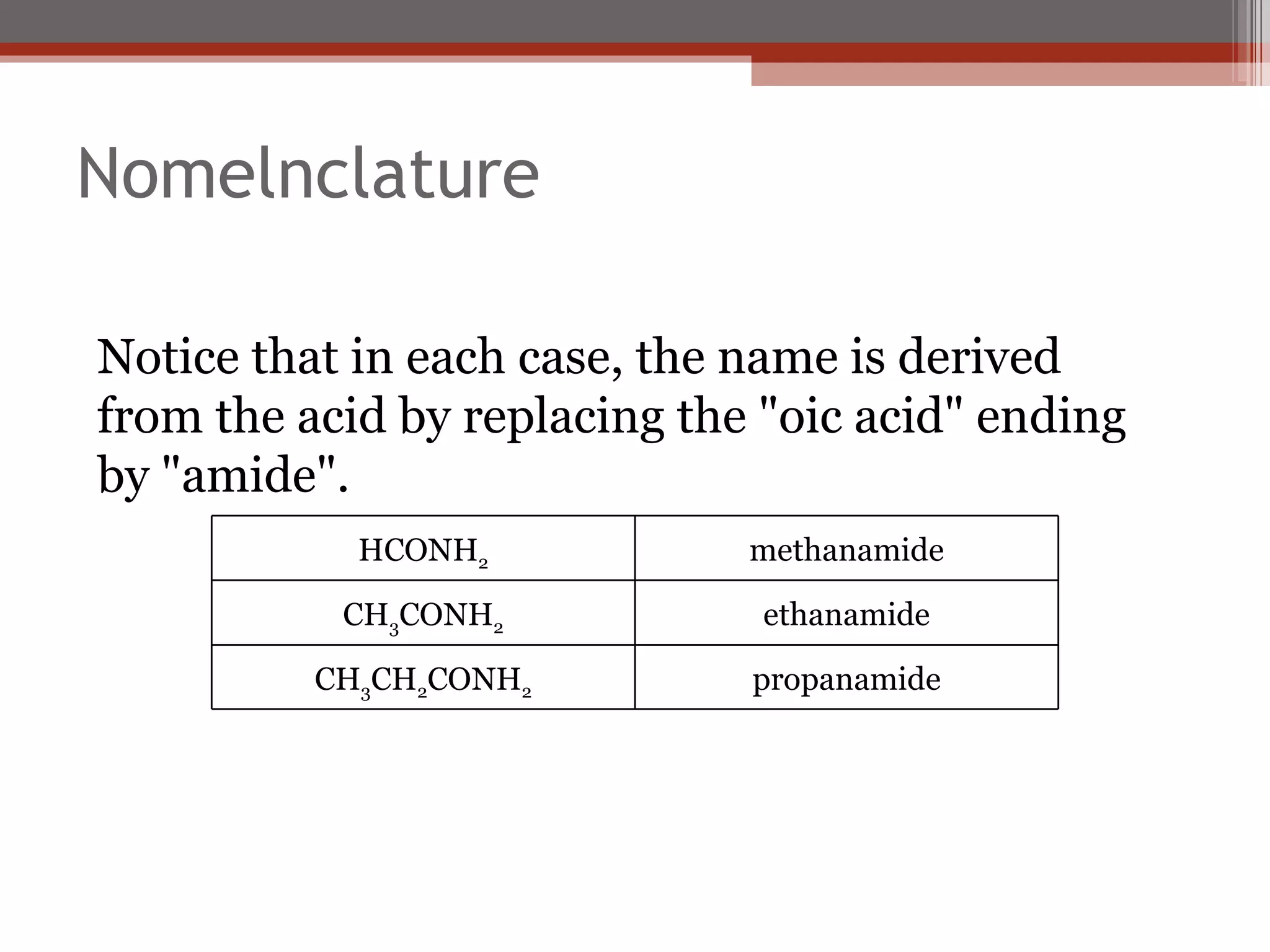 Carboxilic acids, amides and esters | PPT