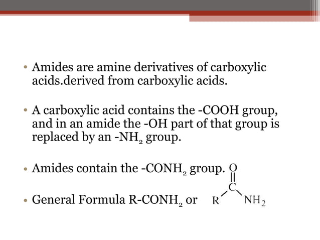 Carboxilic acids, amides and esters | PPT