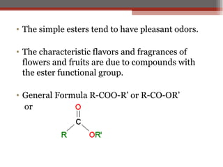Carboxilic acids, amides and esters | PPT